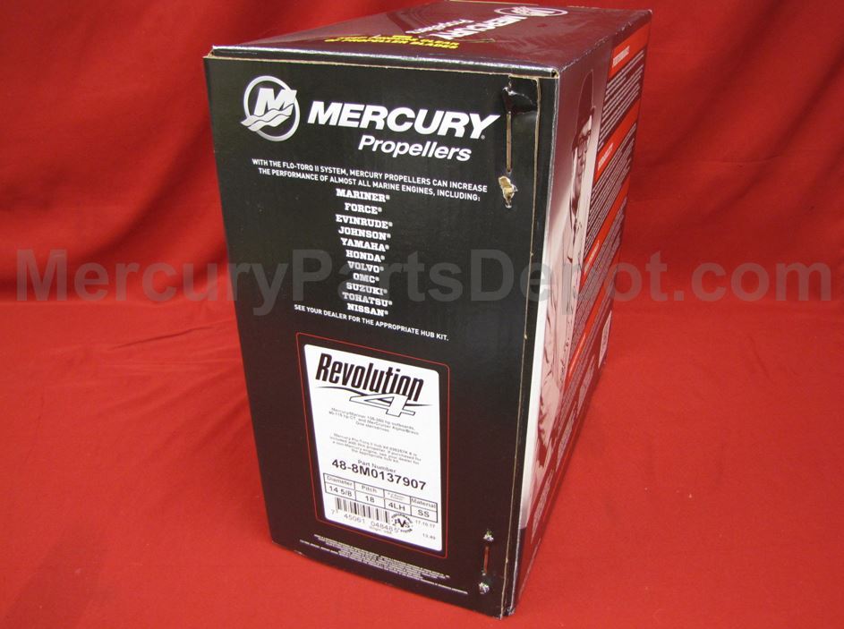 Mercury Revolution 4 Propeller 18" Pitch LH 48-8M0151318 - New | eBay