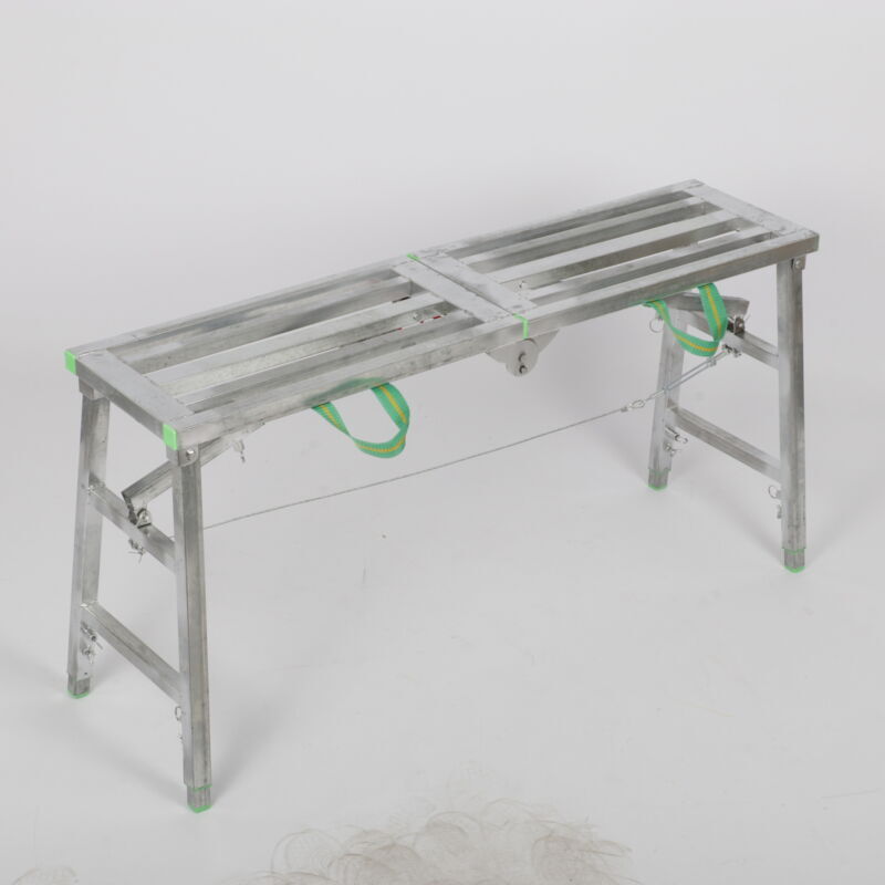 Plasterers working Folding Adjustable Work Platform Hop Up 60CM-90CM ...