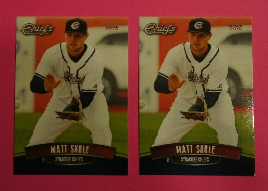 2 - 2016 Choice, Syracuse Chiefs - MATT SKOLE | eBay