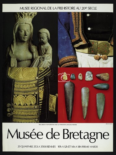 EXPO MUSéE de BRETAGNE PréHISTOIRE Rnqe-POSTER HQ 45x60c d'une AFFICHE ...