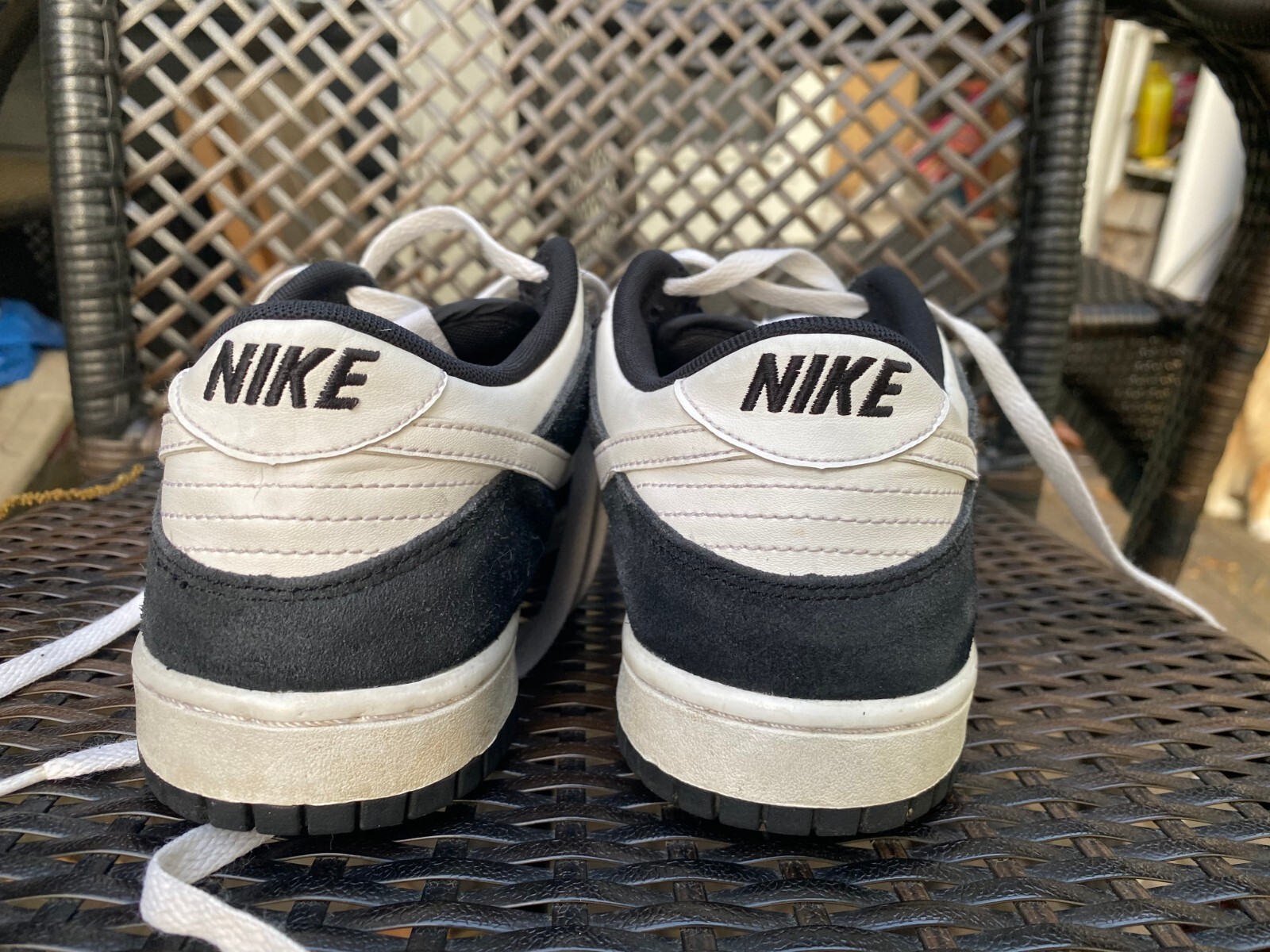 nike dunk low GS Panda Oreo Youth Shoes Size 6.5Y - Gem