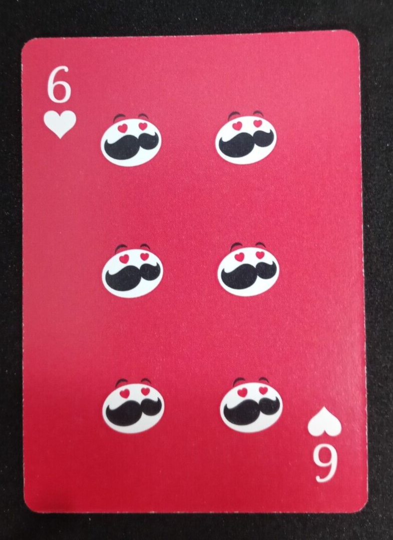 2022 Pringles Swap Playing Card 6 Hearts | eBay