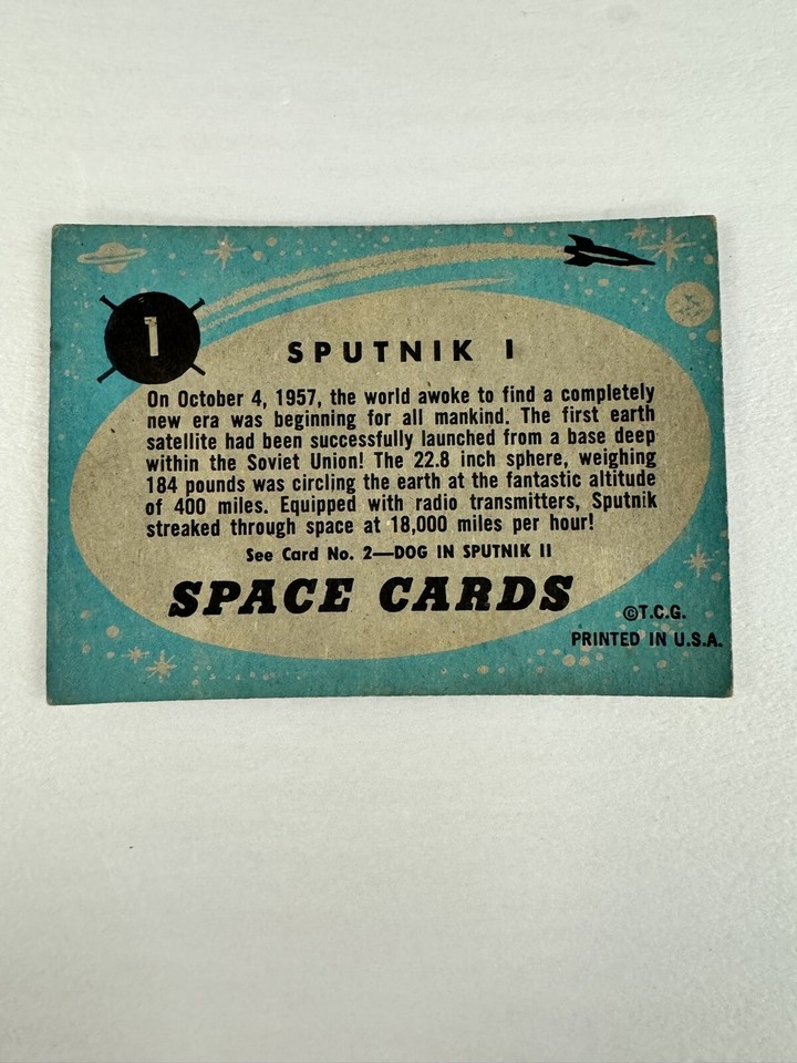 1957 Topps Space Cards Complete Set EX.-NM. Very Gradable Cards | eBay