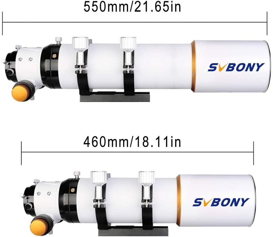 SVBONY SV503 80ED F7 Telescope OTA Focal Length 560mm for Exceptional ...