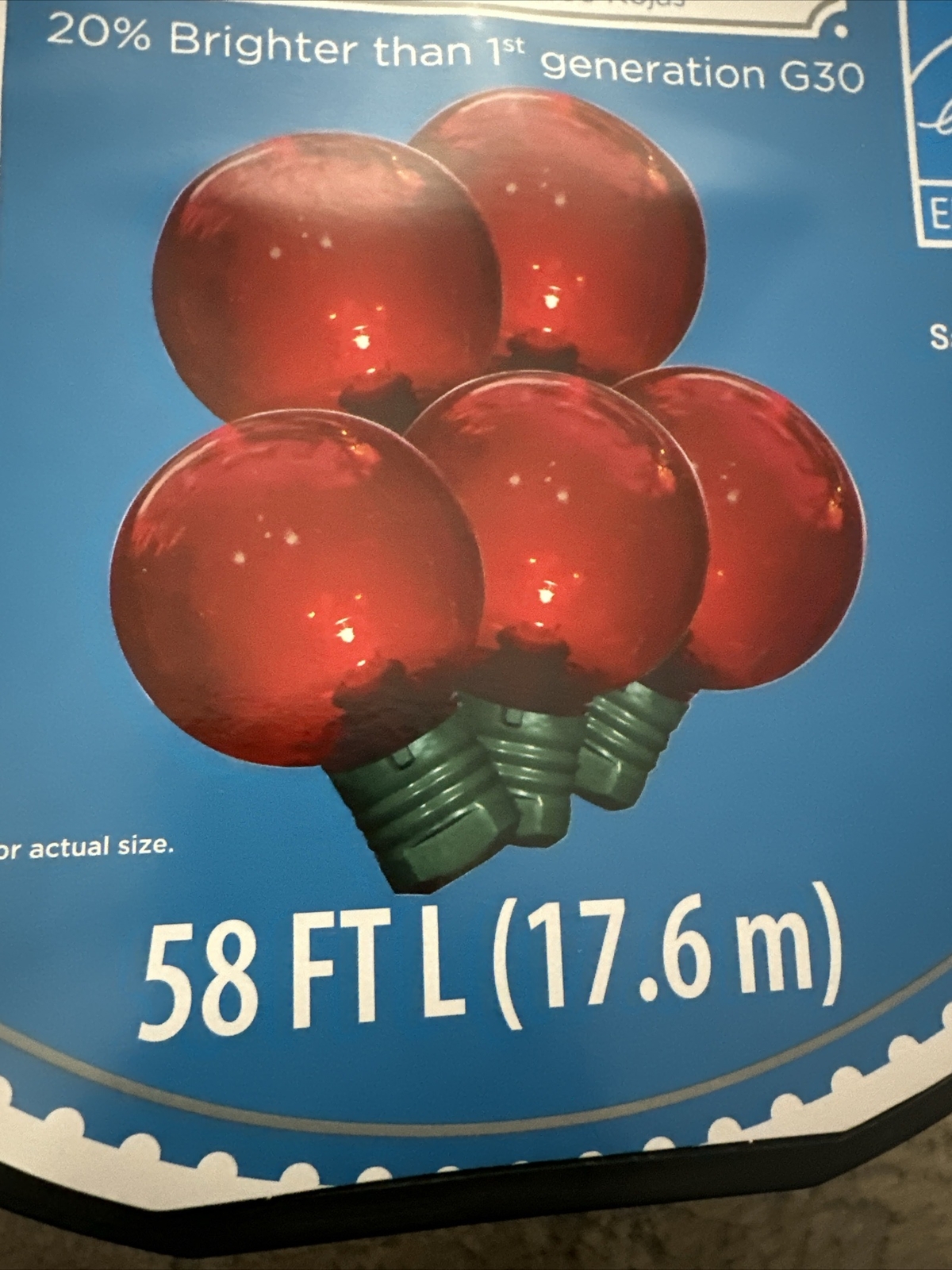 Holiday Time 100 Super Bright LED Purple G30 Lights for sale online | eBay