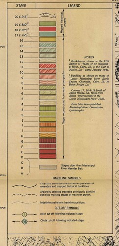 Sheet 15 - 1944 Map Mississippi River Meander Belt Missisippi Print ...