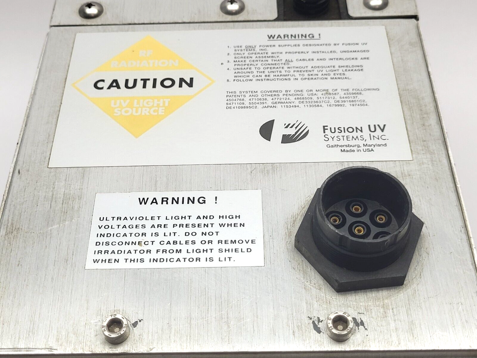 Heraeus I300MB Fusion UV Systems 3005/6778 Light Curing System For UV ...