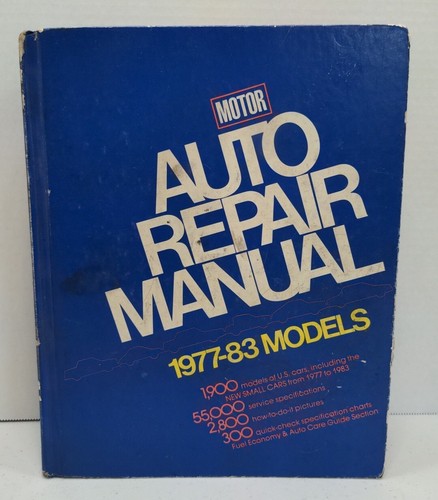 Auto Repair Manual 1977-1983 Models 46Th Edition Motor Softcover Book ...