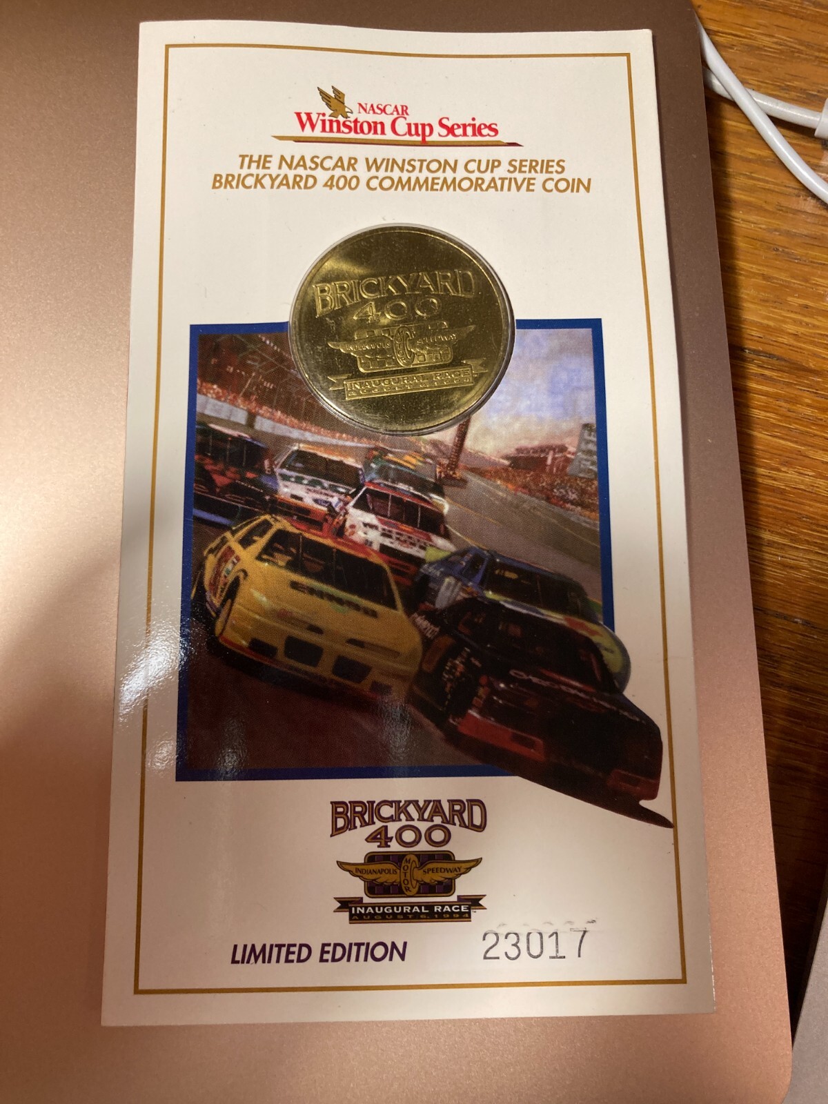 Limited Edition Numbered NASCAR Brickyard 400 Commemorative Coin | eBay