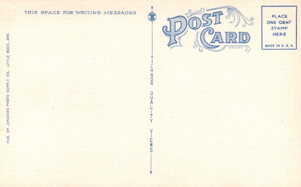 Postcard AR North Little Rock Hairpin Curve Fort Roots Linen Vintage PC ...