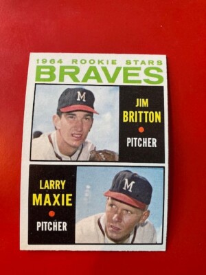 1964 Topps #94 Braves Rookies - Jim Britton / Larry Maxie RC NM+ | eBay