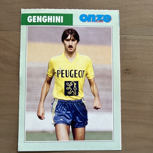 CARD BERNARD GENGHINI FC SOCHAUX RARE 1996 FOOTBALL ROOKIE ONZE MONDIAL ...