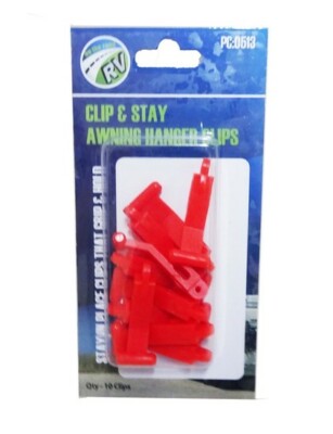 ON THE ROAD CLIP & STAY AWNING HANGER CLIPS HANG CARAVAN DOMETIC RV ...