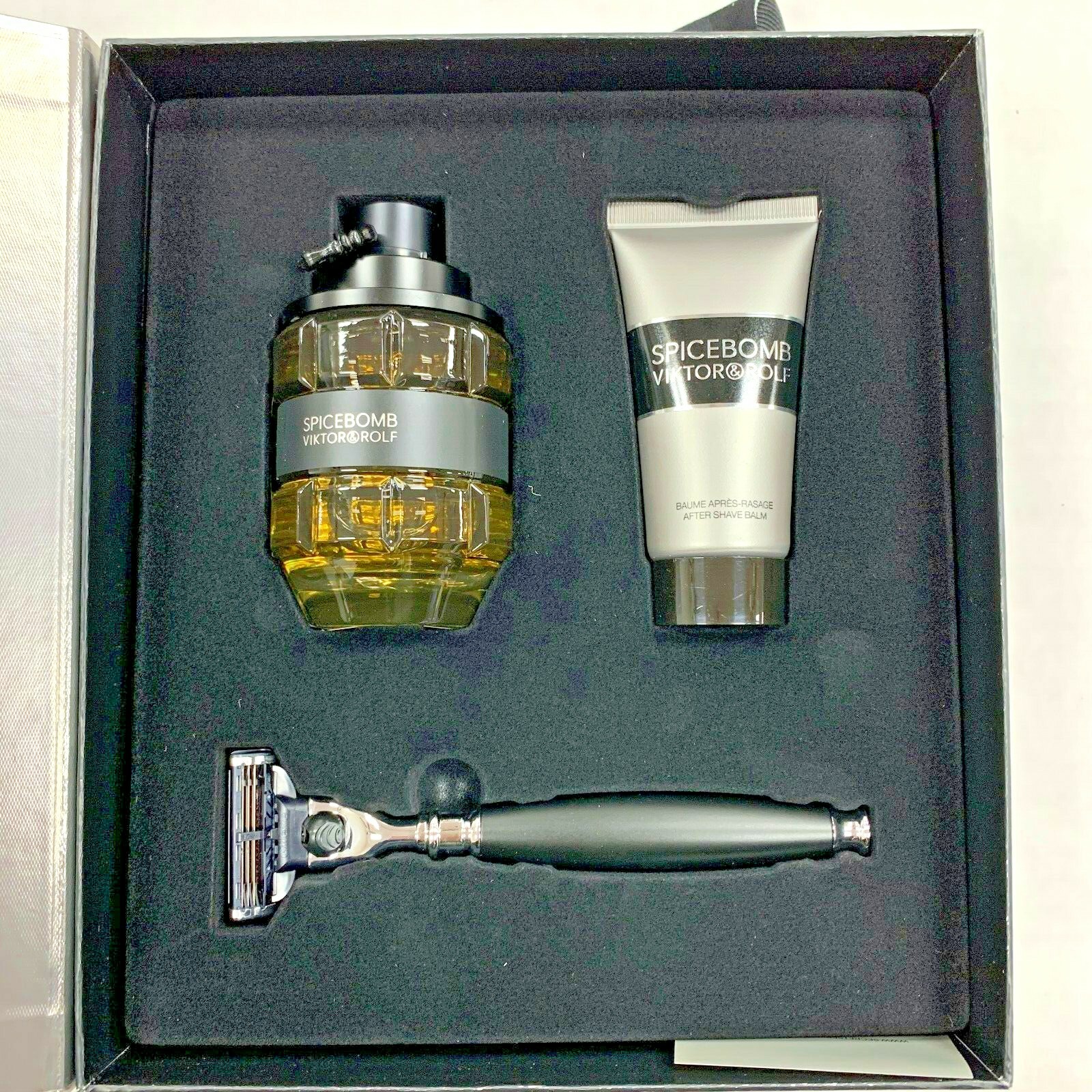 SPICEBOMB BY VIKTOR ROLF 3 PIECES SET FOR MEN WITH 3.0 OZ EDT SPRAY ...