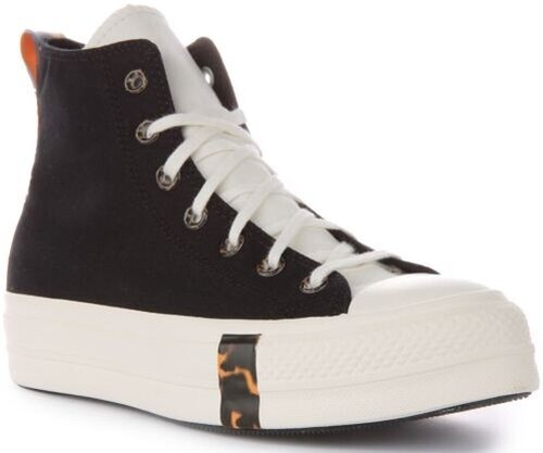 Converse A05257C All Star Lift Plateforme Tortue Noir Baskets Femmes UK ...