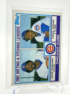1983 Topps Cubs Leaders/Checklist Baseball Card #51 NM-Mint FREE ...