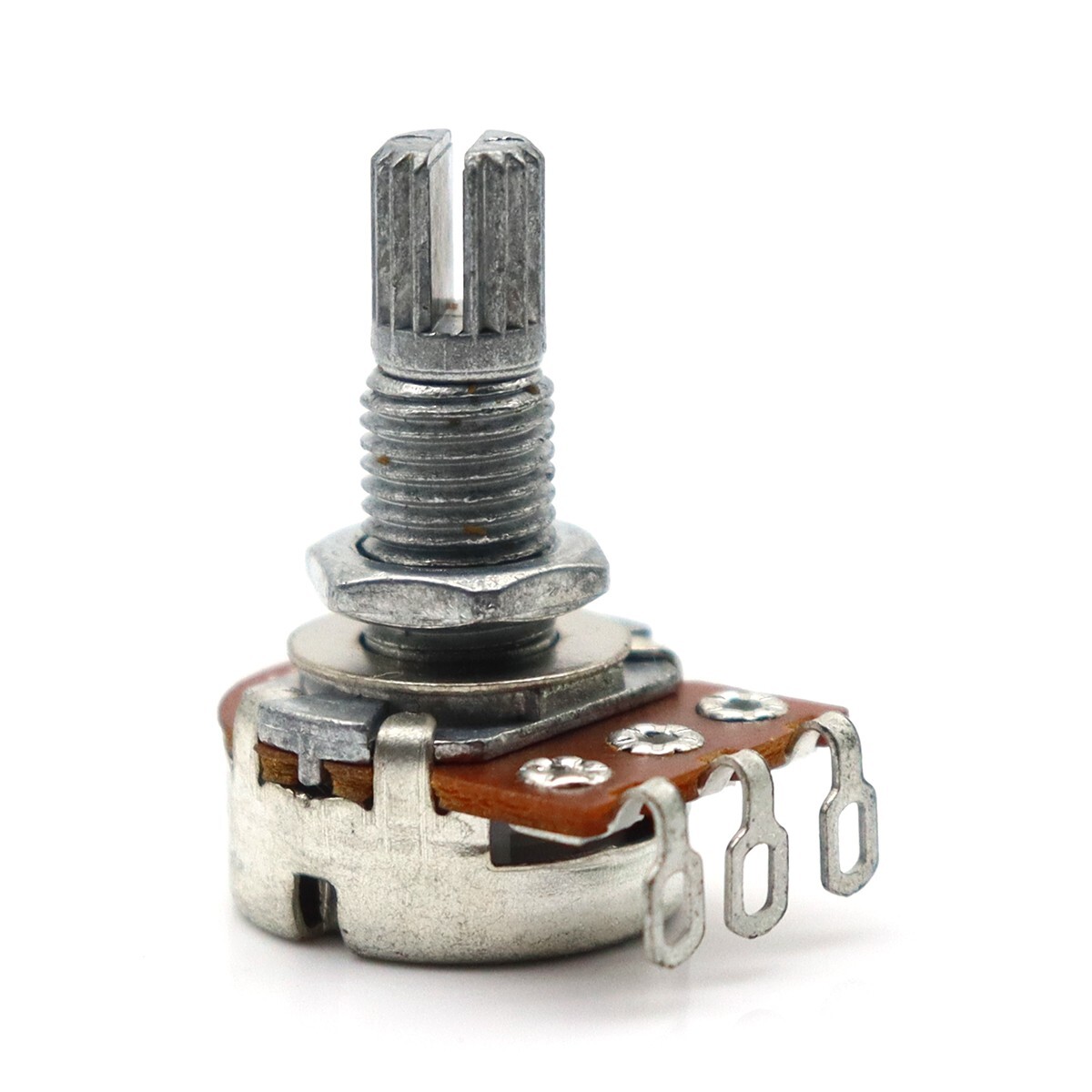 5x B25K Mini Size Metric Guitar Bass Pots 18mm Shaft Linear Taper ...