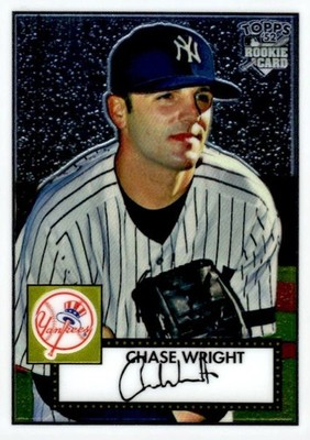 2007 Topps '52 Chrome #TCRC81 Chase Wright 1170/1952 New York Yankees ...