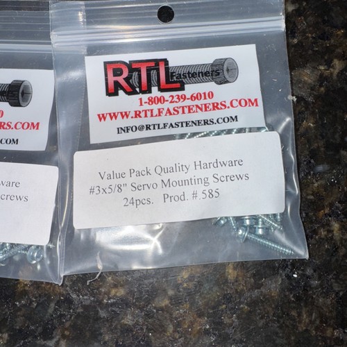 " Socket Head Servo Mounting Screws Different Sizes Lot Of 10 Packs | eBay