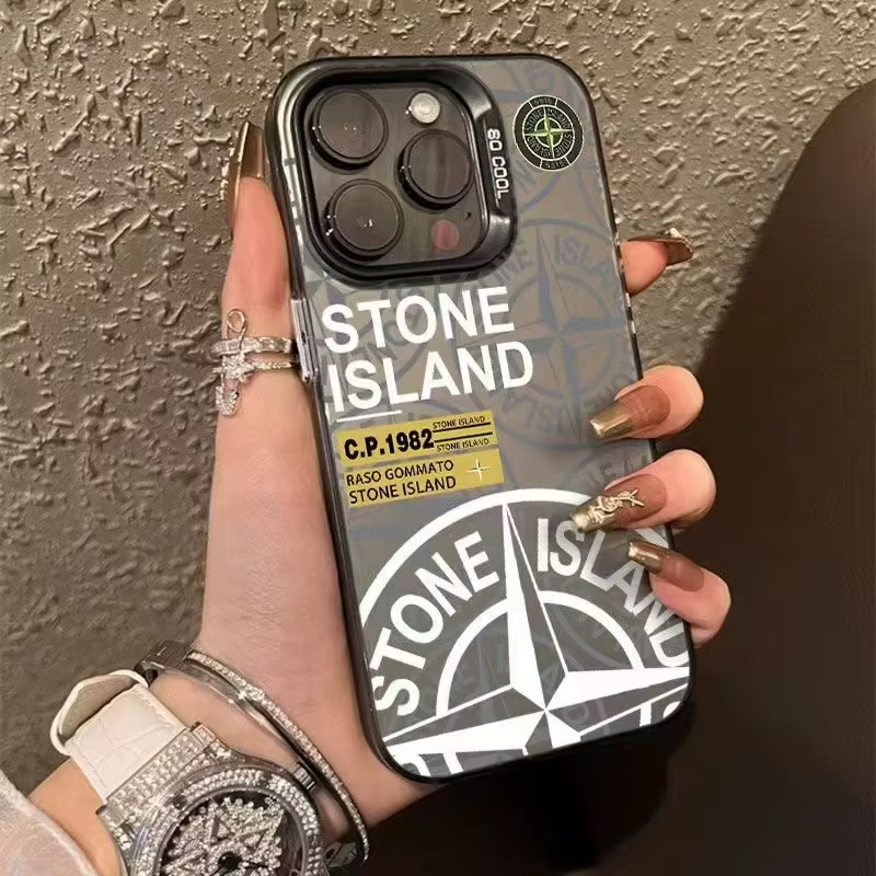 Coque Stone Island - iPhone X XS XR 11 12 13 14 15 16 17 Plus Pro Max ...