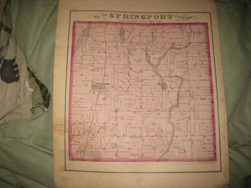 ANTIQUE SPRINGPORT SPRING ARBOR TOWNSHIP JACKSON CITY COUNTY MICHIGAN ...