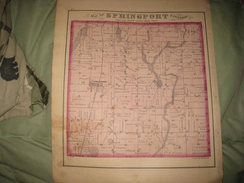 ANTIQUE SPRINGPORT SPRING ARBOR TOWNSHIP JACKSON CITY COUNTY MICHIGAN ...