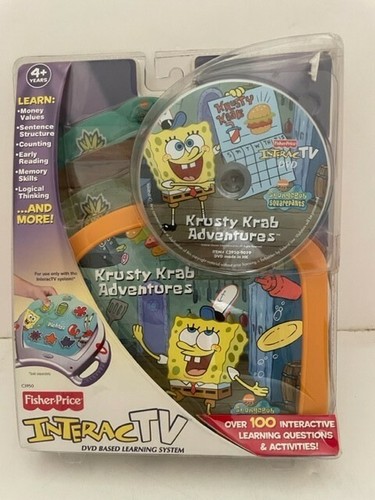 Fisher Price InteracTV DVD Based Learning System Krusty Krab Adventures ...