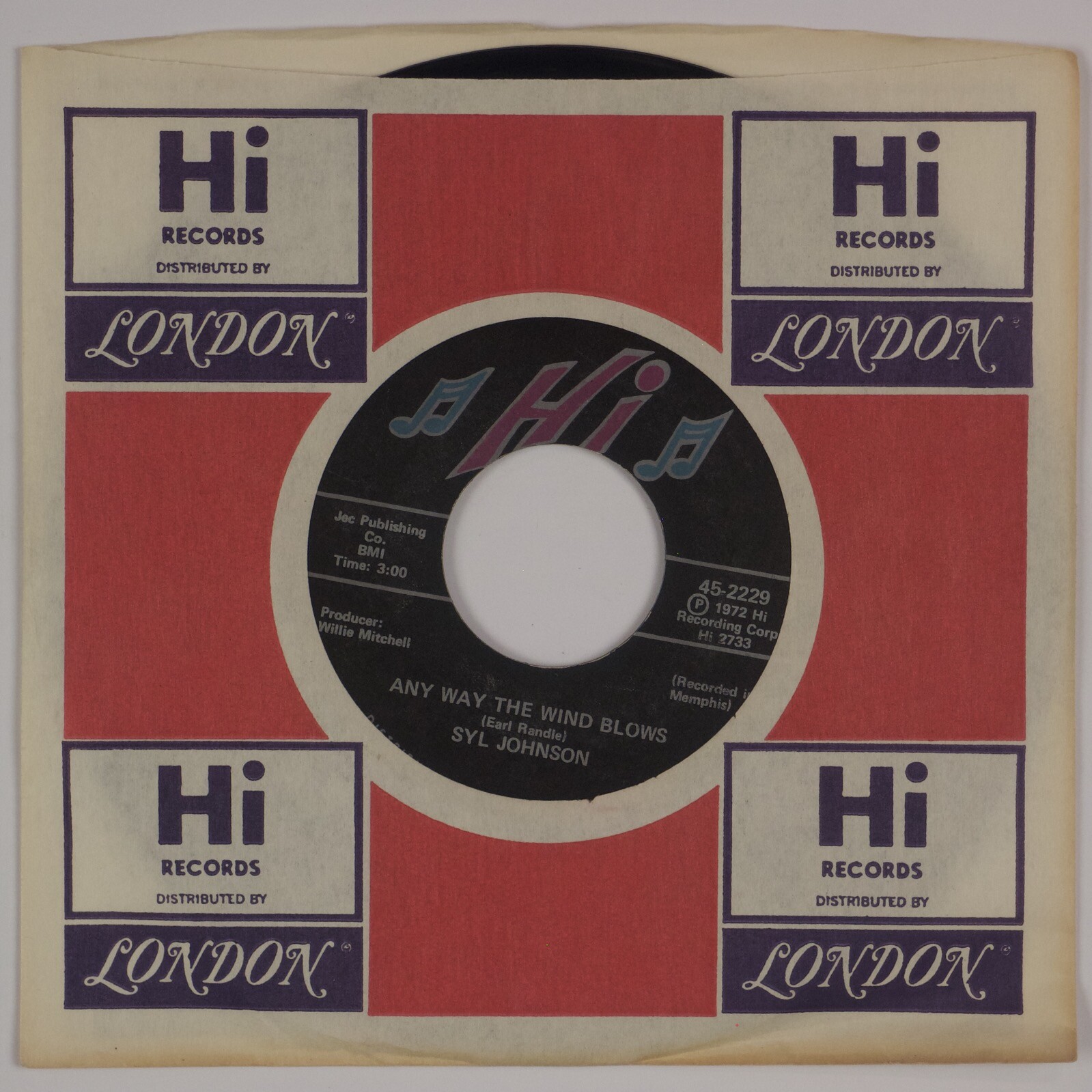 SYL JOHNSON: We Did It / Any Way The Wind Blow US HI Soul 45 | eBay