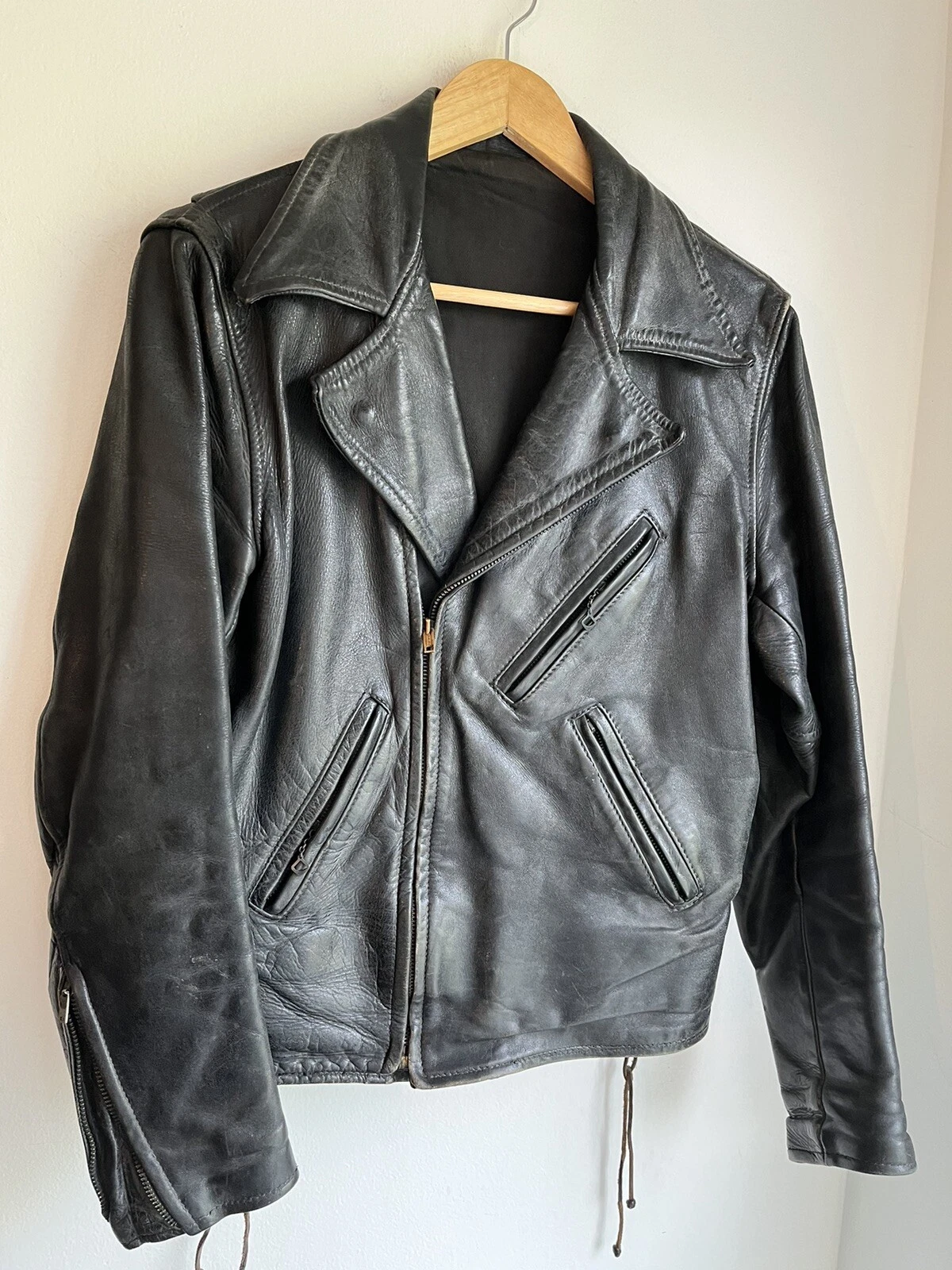 1940s All Weather Horsehide Motorcycle Jacket / Aviator Style | The ...