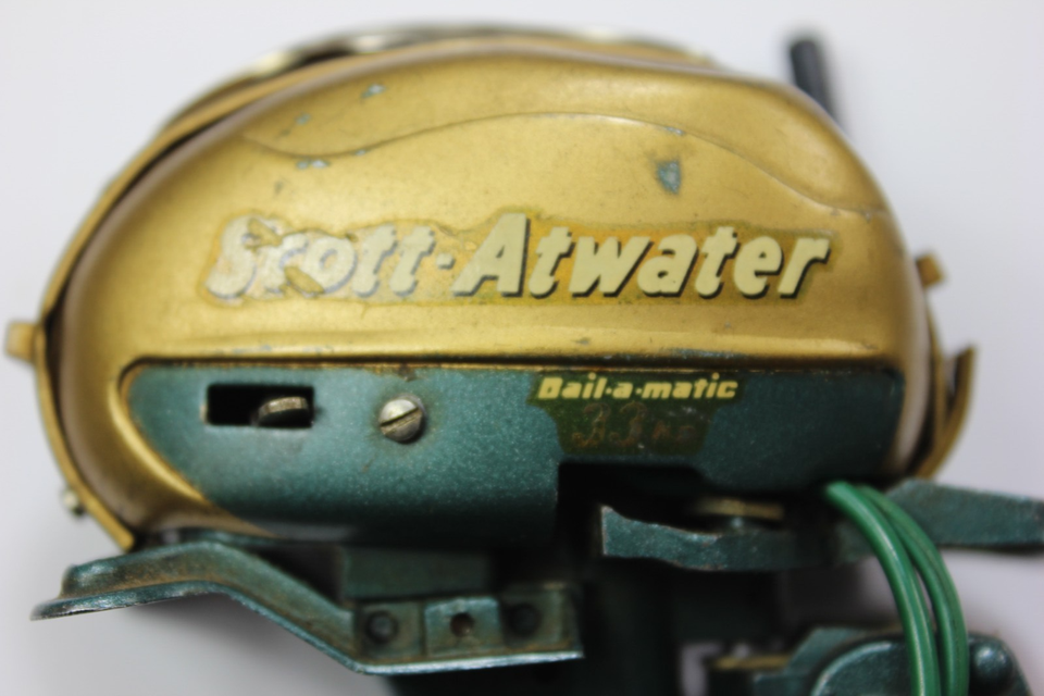 Scott-Atwater vintage 1950's toy outboard motor factory decals fresh ...