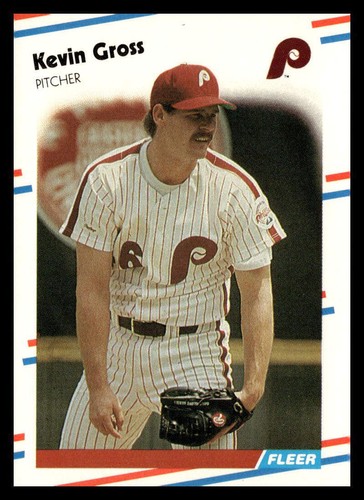 1988 Fleer #303 Kevin Gross Philadelphia Phillies Baseball Card | eBay