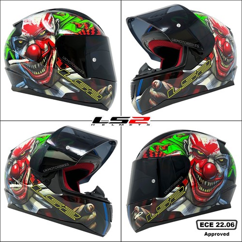 LS2 FF353 RAPID LIGHTWEIGHT FULL FACE MOTORCYCLE BIKE HELMET HAPPY ...