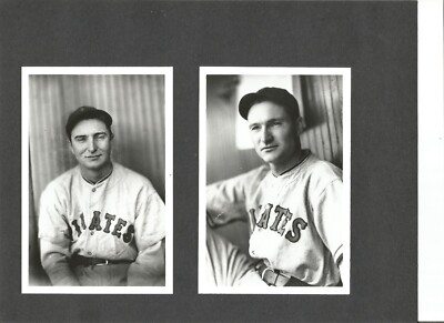 16 reprints George Brace 4x6 photos 1938 Pittsburgh Pirates (Lloyd ...