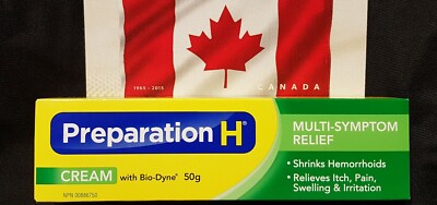 CANADIAN PREPARATION H CREAM PREP-H WITH BIO-DYNE 50G 62107055352| eBay