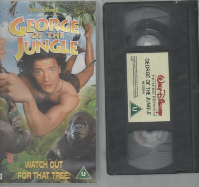 STILL SEALED VHS VIDEO WALT DISNEY GEORGE OF THE JUNGLE WATCH OUT FOR ...