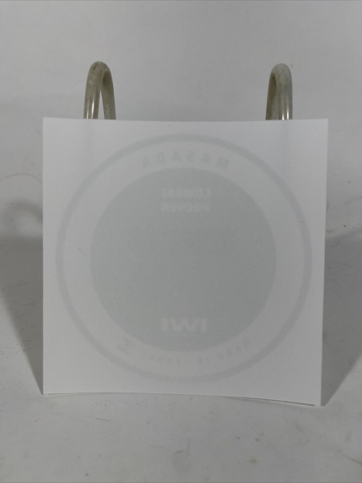 Official IWI IMI IDF Masada pistol Firearms Decal Sticker. Galil UZI ...