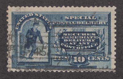 US Stamp Scott #E2 Used, 10 cent, Special Postal Delivery, Blue, #1 | eBay