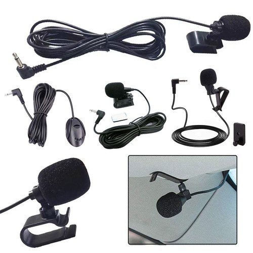 Stereo Mic For Auto DVD Radio Wired External Microphone Car Audio ...