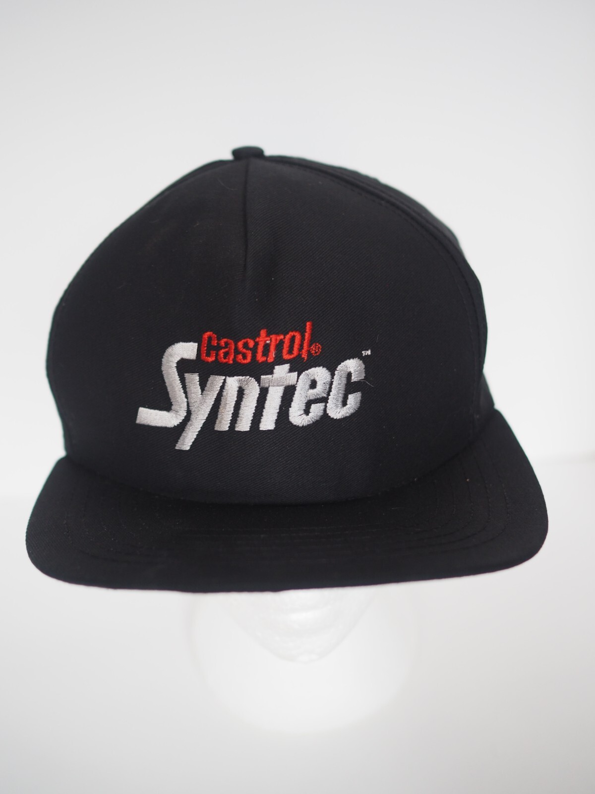 Vintage Castrol Syntec Black Snapback Cap Retro Truckers Made in USA | eBay