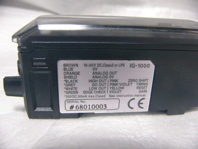 KEYENCE IG-1000 Laser Sensor Amplifier Unit IG1000 from Japan | eBay
