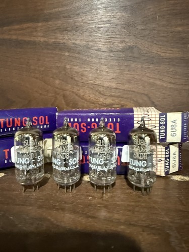 6U8A 6KD8 NOS Tung Sol radio audio electron vintage vacuum tubes 4 ...