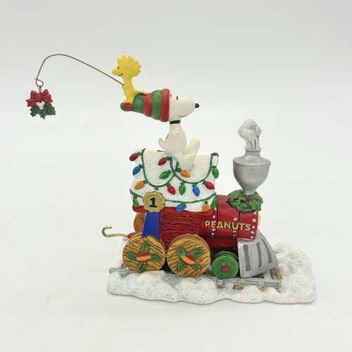 Danbury Mint Peanuts Christmas Train Charlie Brown Snoopy Linus Lucy 5 ...