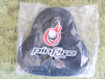NEW * PINFIRE Mallet Headcover Putter - Black .. | eBay