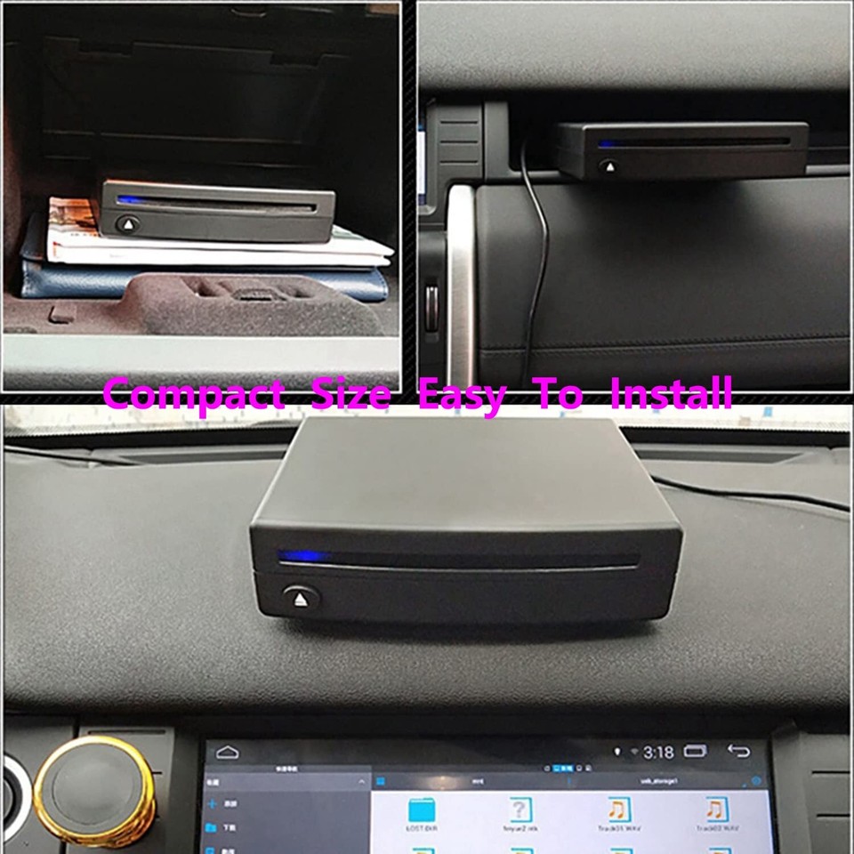 External USB Car Universal CD Player,Vehicle CD Player for Car via USB ...