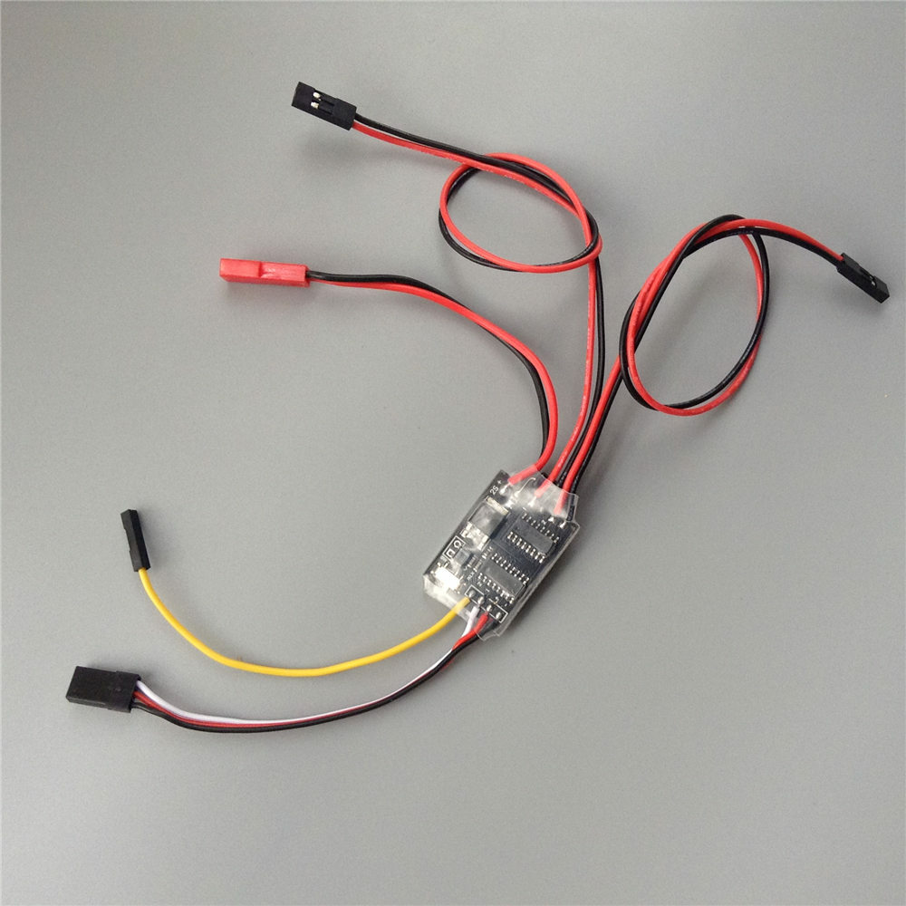 5Ax2 Brushed ESC Dual two-way Speed Controller 1:16 RC Tank Tracked 2S ...