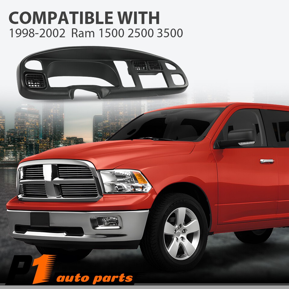 Fit For 1998-2002 Dodge Ram 1500 2500 Double Din 2-DIN Complete Dash ...