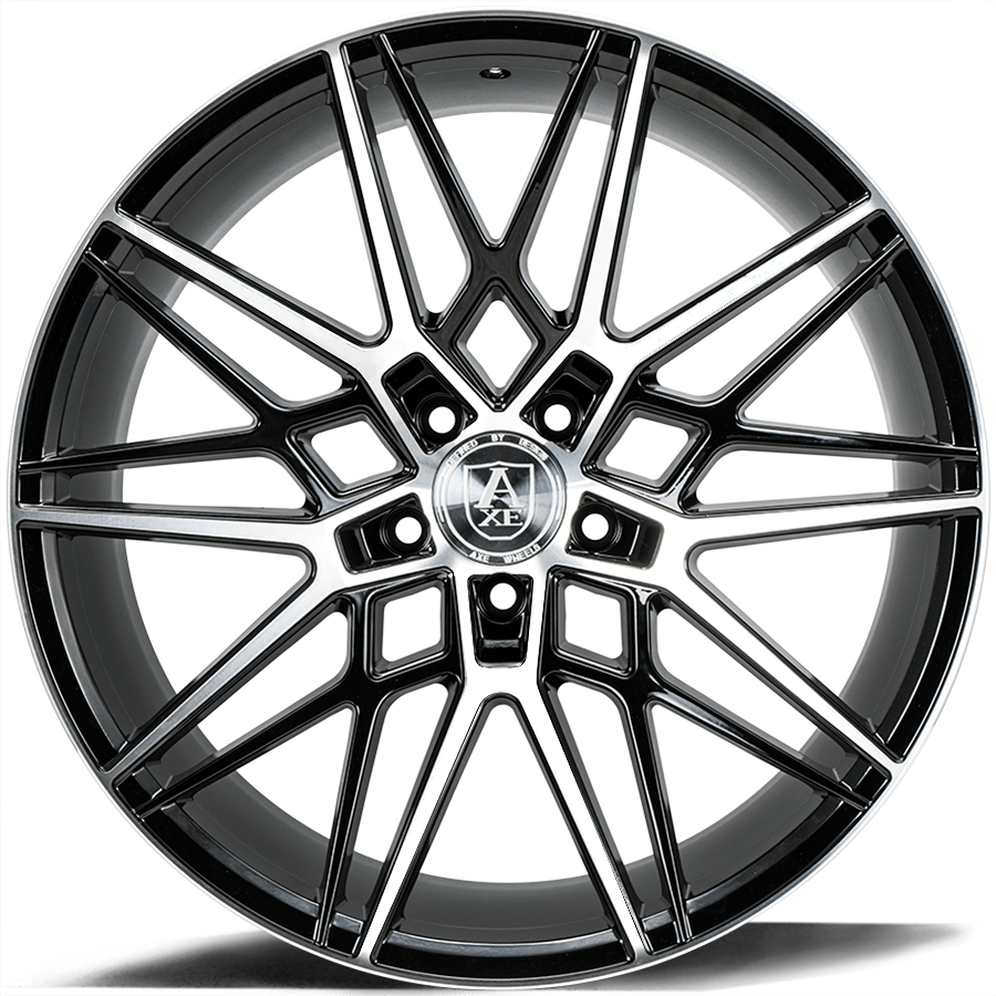 20 inch 20x11 AXE CF1 GLOSS BLACK MIRROR wheel rim 5x4.75 5x120.65 +62 ...