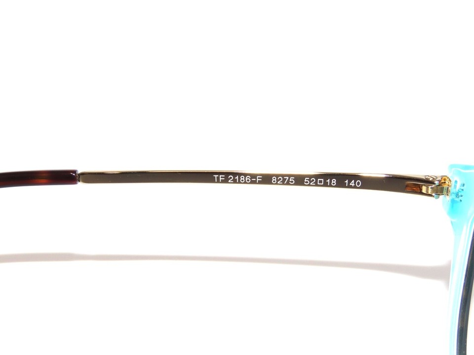 Tiffany & Co Frame 2186F 8275 52 Havana On Crystal Blue 2186 Eyeglasses ...