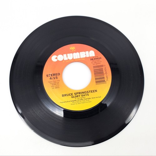 Bruce Springsteen Glory Days / Stand On It Single Record Columbia 1985 ...