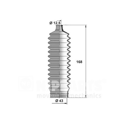Set Balg Lenkung TTS007NP K150199 ADT381503 345030 J4100500 56528-02000 ...